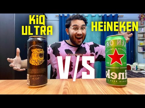 Heineken Beer V/S KIQ Ultra Super Strong Beer | Beer Fight | 18+Only ...