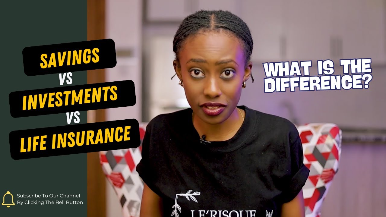 LIFE INSURANCE VS INVESTMENT VS SAVINGS || ARE THEY THE SAME? - YouTube