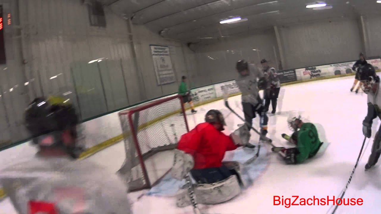 Mens Hockey Sony Mini Action Cam POV highlights 10/28/14 HDR-AZ1 - YouTube