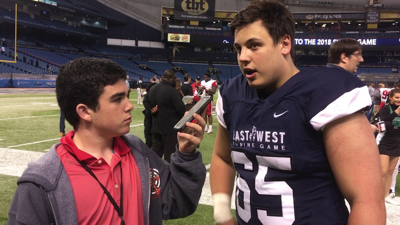 93rd East-West Shrine Game Postgame Interview: OT Mark Korte (Alberta ...