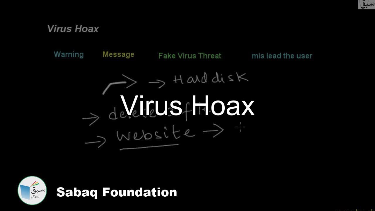 Virus Hoax, Computer Science Lecture | Sabaq.pk - YouTube