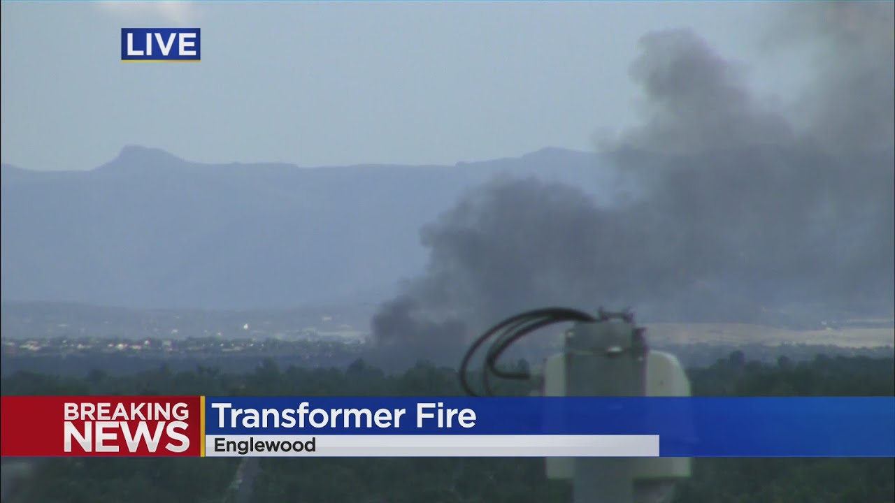 Transformer Fire Sends Smoke Plume Up Over Denver & Littleton - YouTube