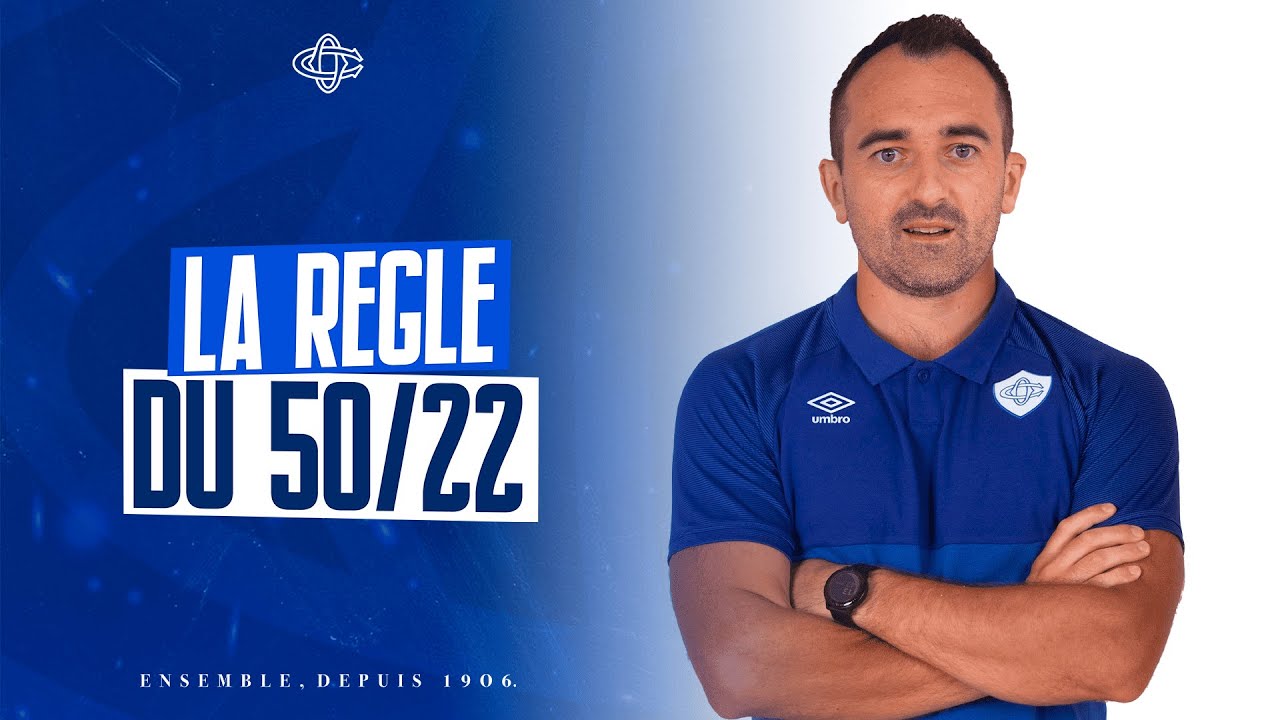 Les règles du rugby, le 50/22 ! - YouTube