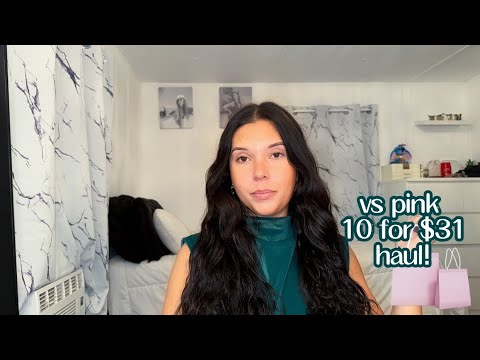 victoria's secret pink 10 for $31 panties haul!