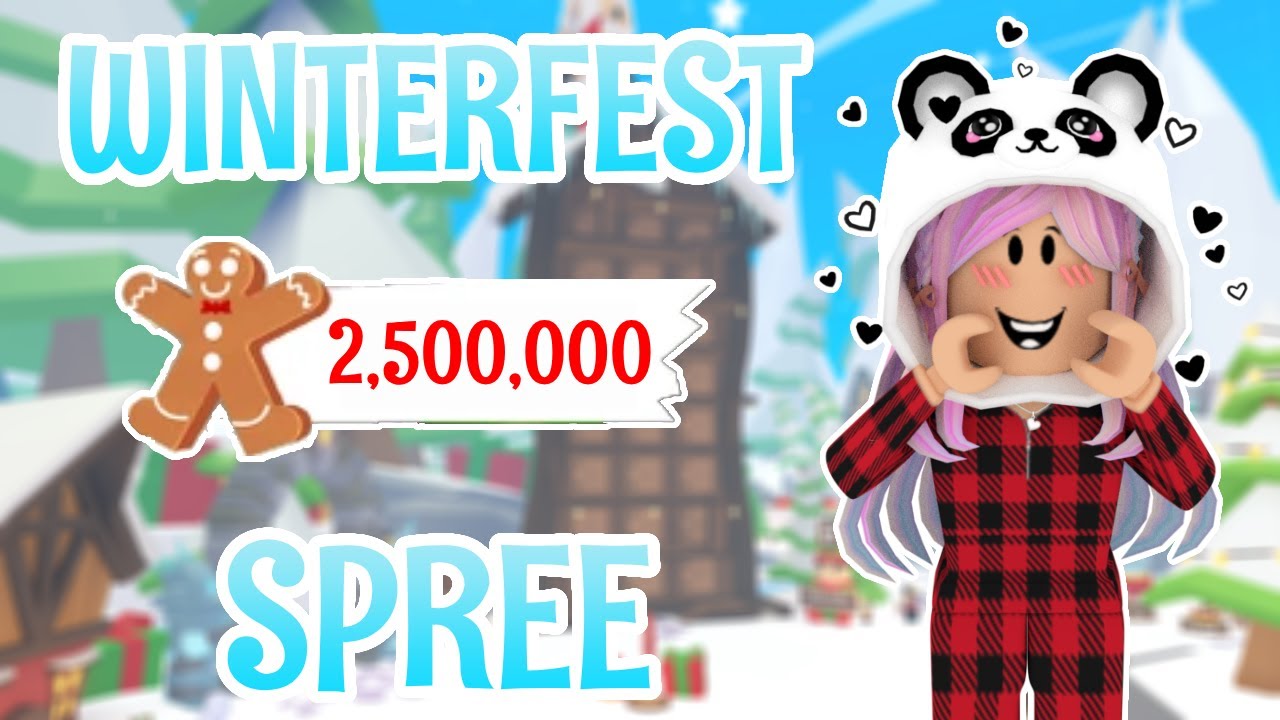 Going on a HUGE WINTERFEST SHOPPING SPREE in Adopt Me! ⛄ - YouTube