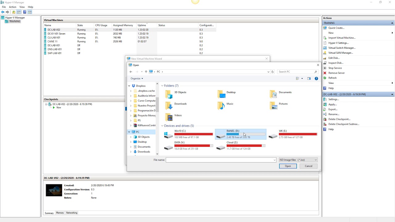 Instalación de Paladin 7 en Hyper V - YouTube