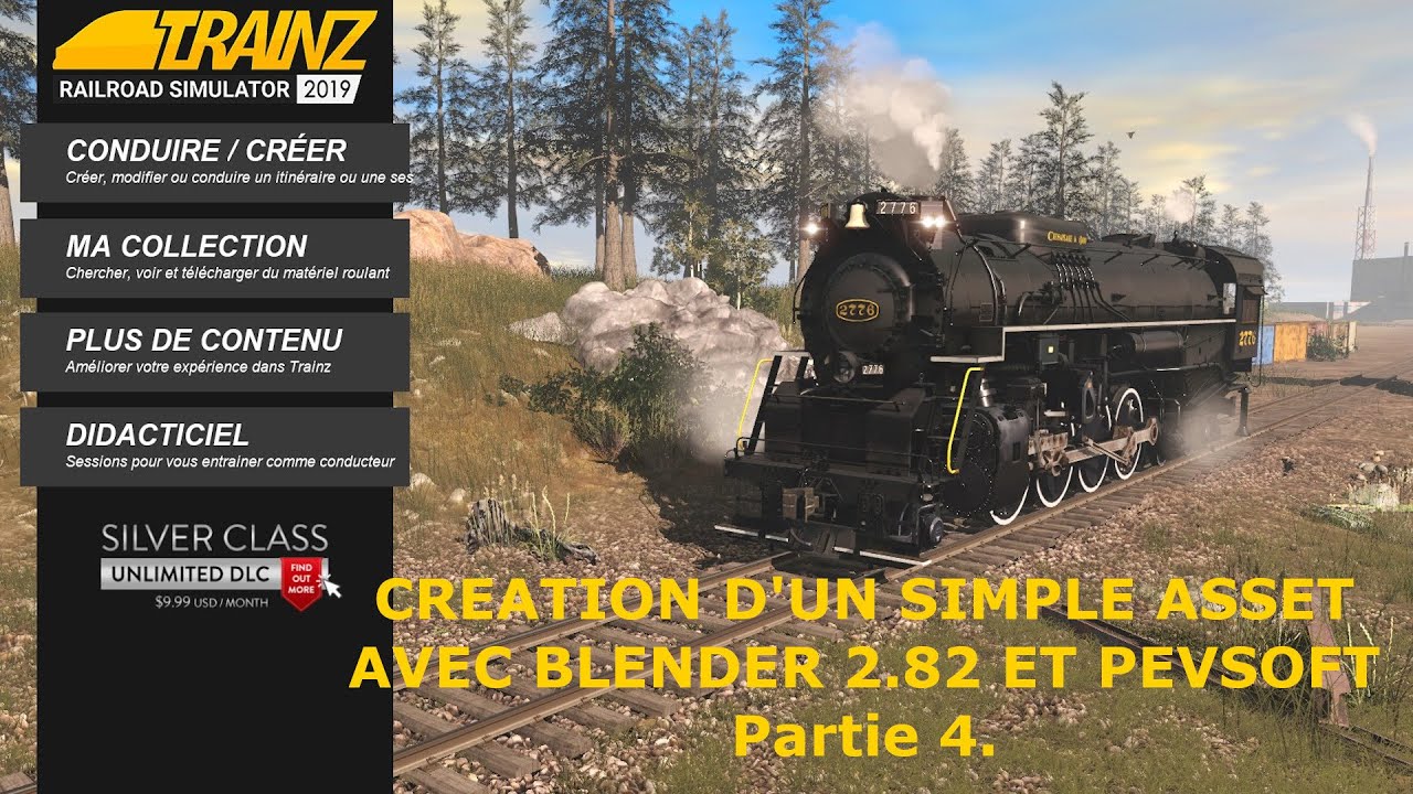Trainz 2019 Creation d'un simple Asset Blender et Pevsoft Partie 4 ...
