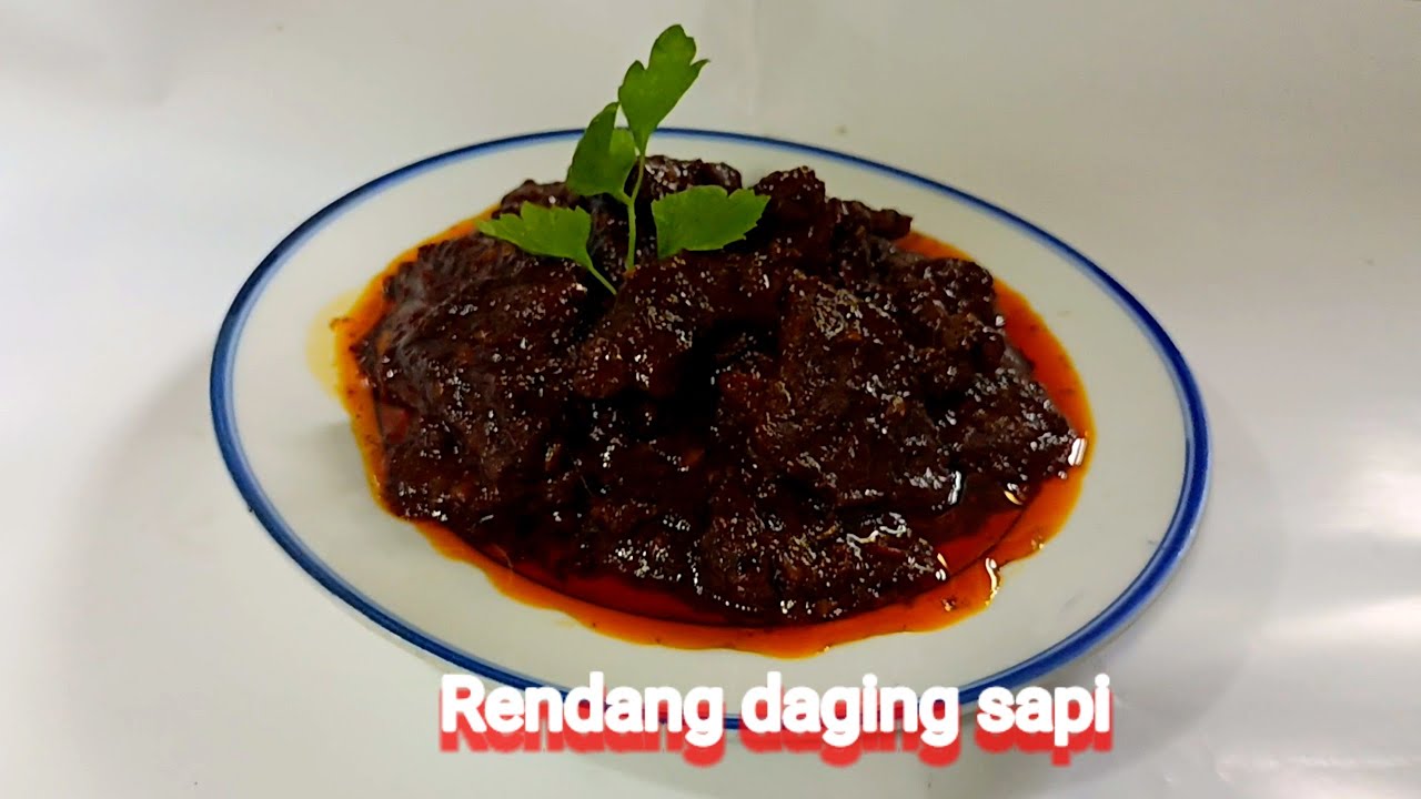 Resep Rendang daging sapi spesial idul Adha - YouTube