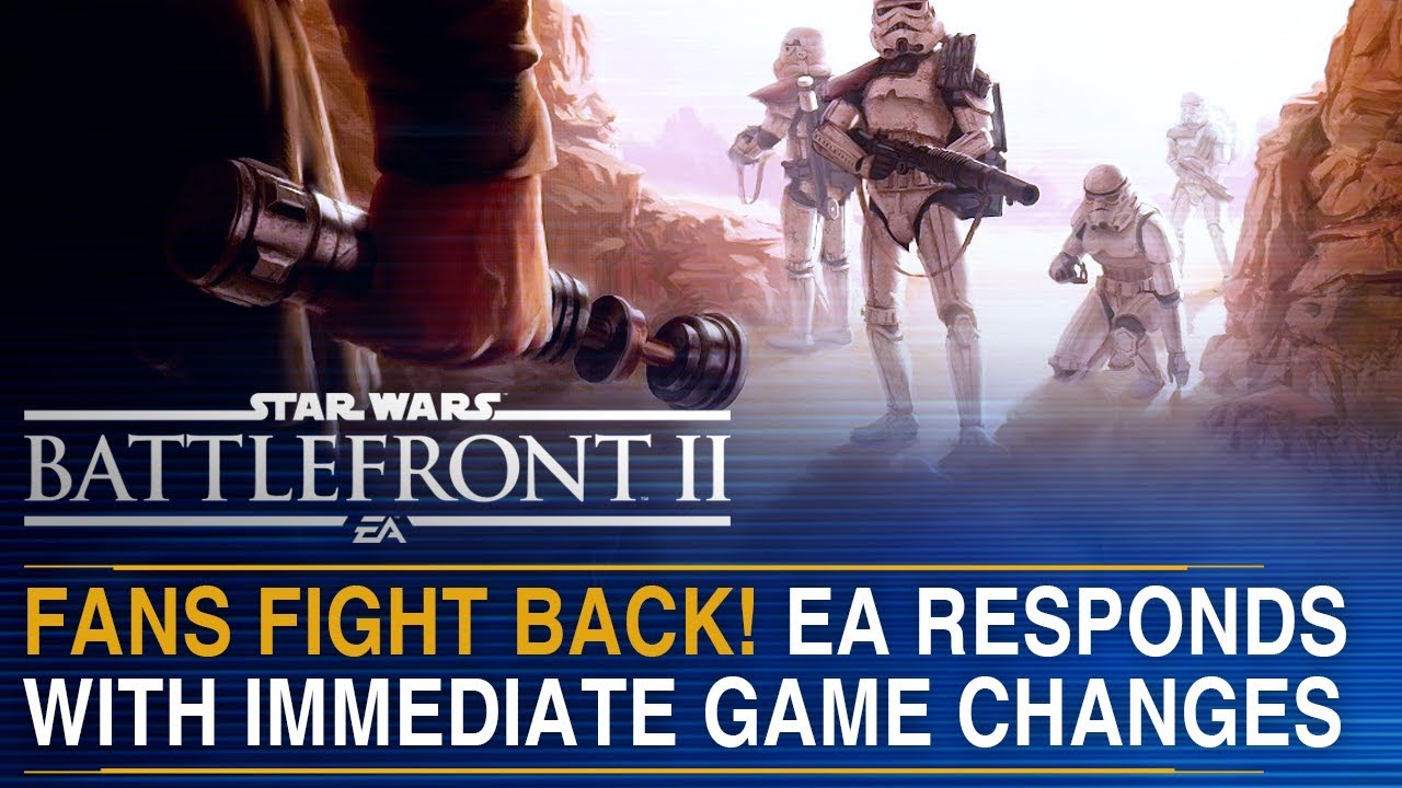 FANS FIGHT BACK! EA Responds with Immediate Game Change | Battlefront ...
