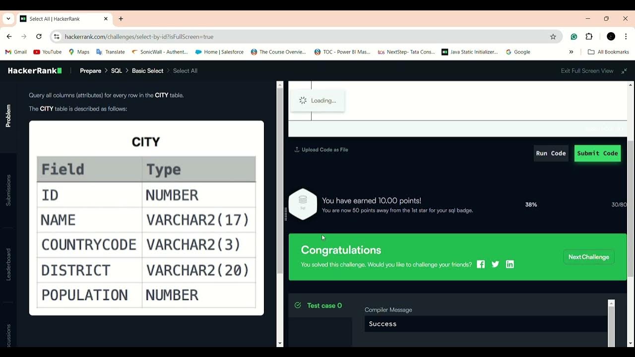 3 4 🔥🔥 Select All Select By Id Hackerrank Solution Sql