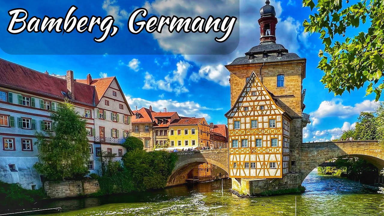 Bamberg, Germany walking tour 4K - The most beautiful German cities ...