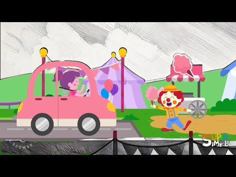 My Yellow Car | Let's Draw and Color With  Super Simple Songs | Learn Colors! | Nursery Rhymes