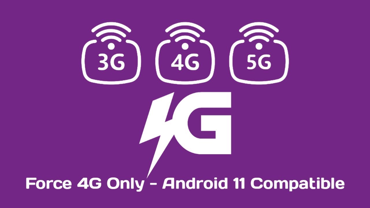 Force 4G Only - Android 11 Compatible. Set 4G/5G Only Network Mode in ...