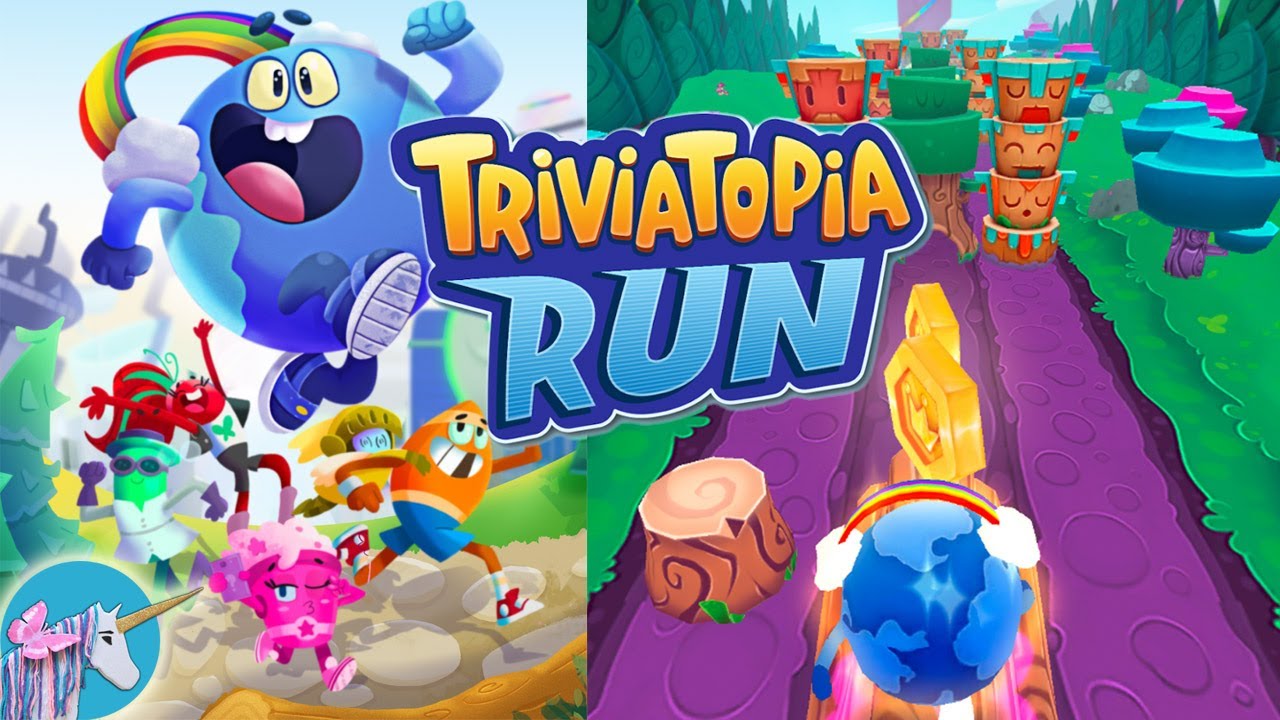 Triviatopia Run gameplay - YouTube