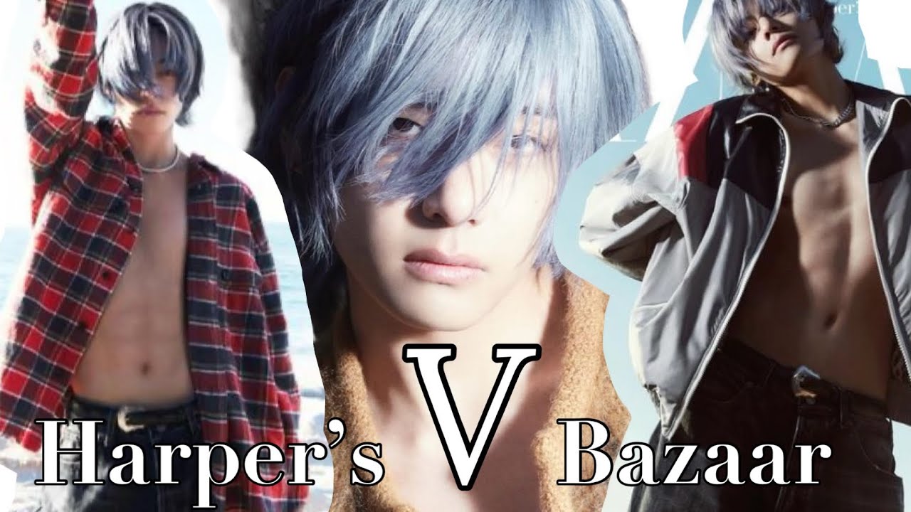 BTS V Harper’s Bazaar Magazine Unboxing - YouTube