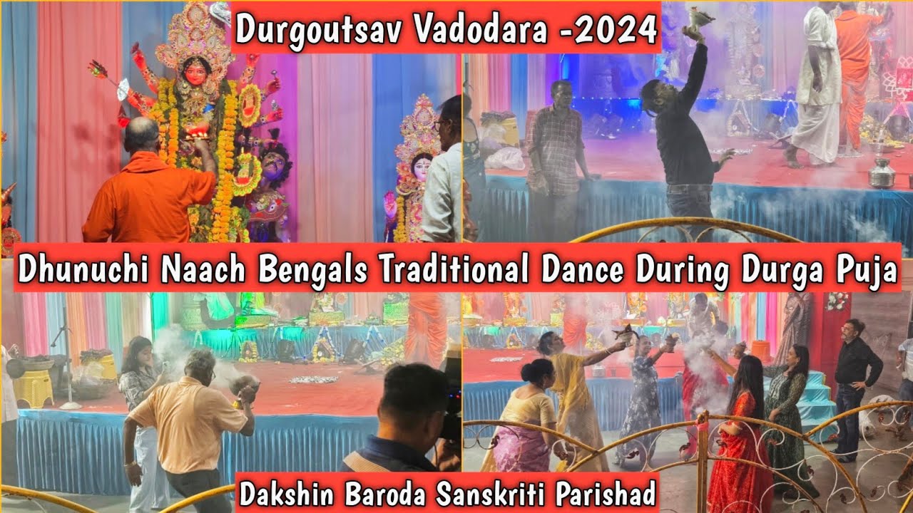 Dhunuchi Naach Bengals Traditional Dance During Durga Puja 2024 in ...