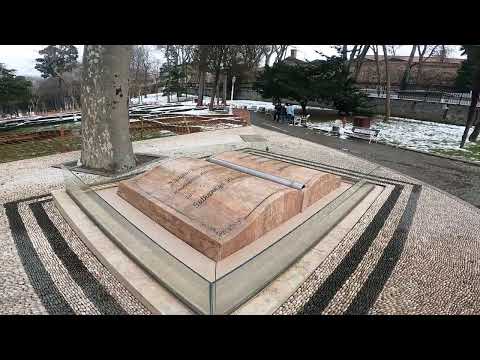 walk in gulhane park in istanbul #4k #5k video