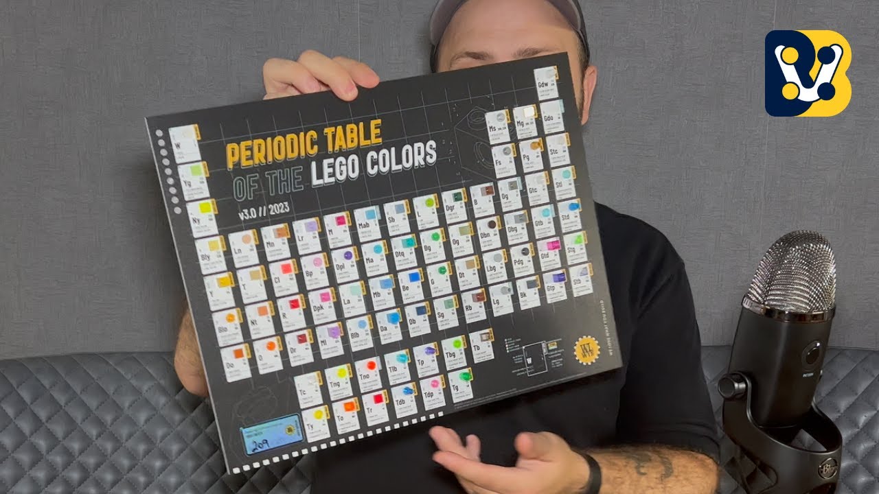 LEGO Periodic Table of Colors Full Review! - YouTube