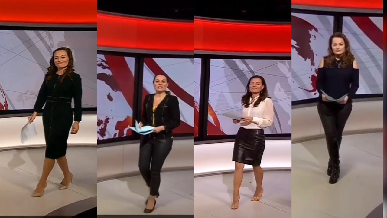 Victoria Fritz leather Skirt, Leather Trousers And Heels HD Video - YouTube