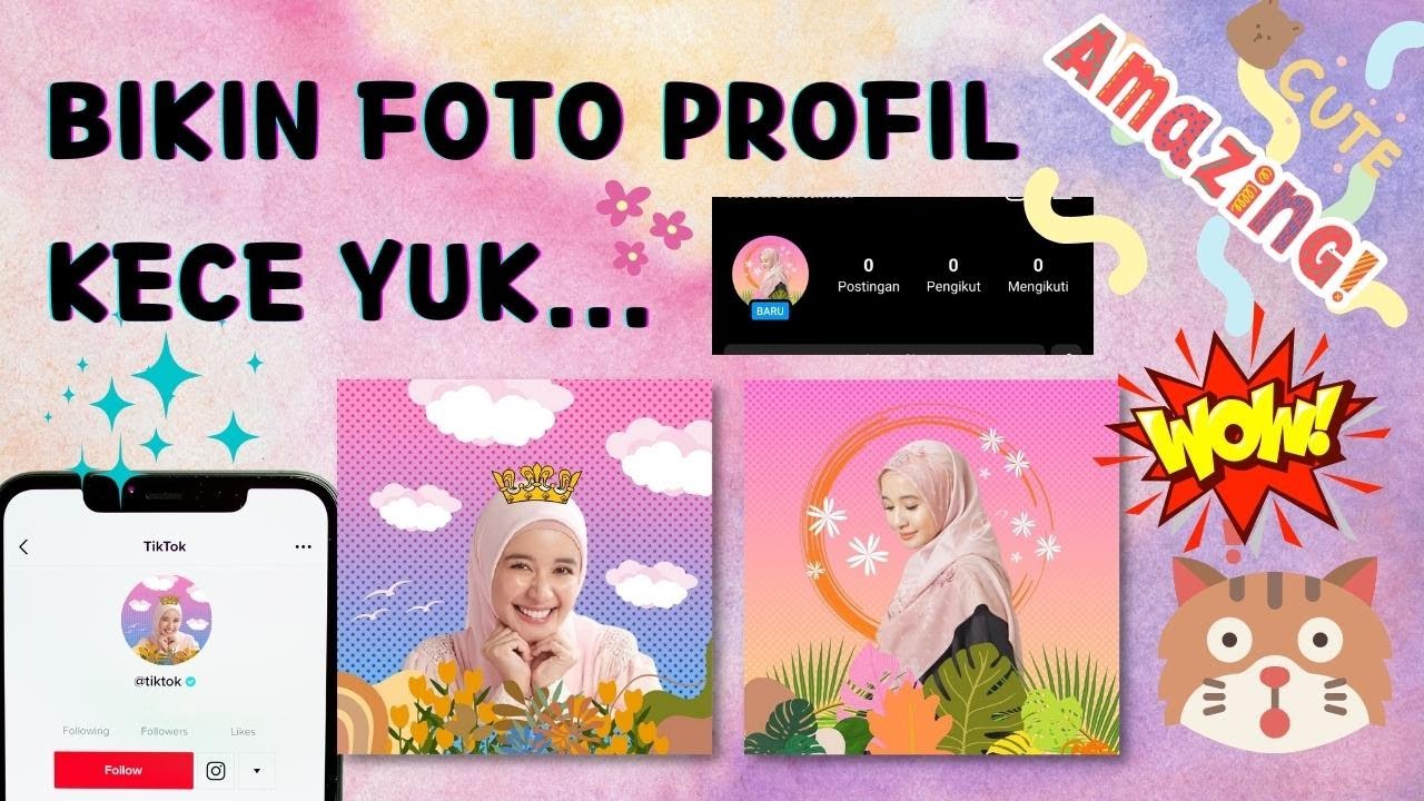 TUTORIAL BIKIN FOTO PROFIL KECE Yuk...🌼#canva #canvatutorial # ...