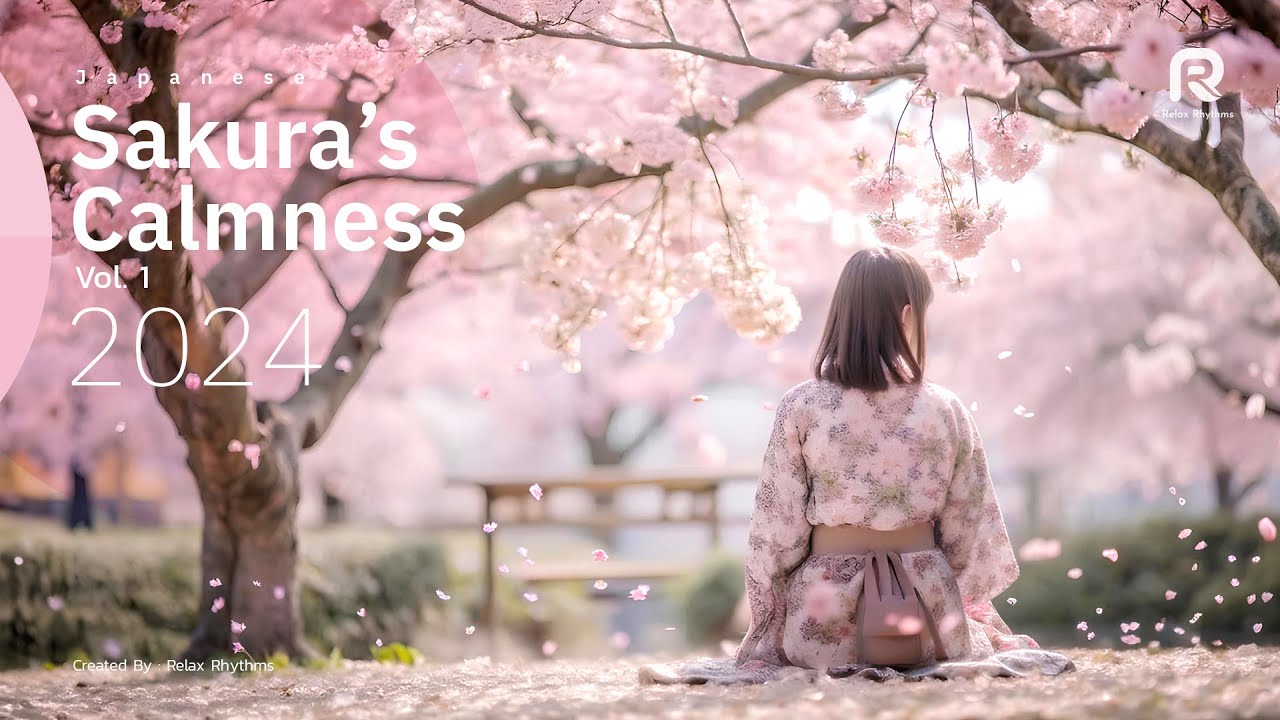 🌸Sakura’s Calmness 🍂Relaxing to Japanese Koto and Sanyoku Melodies ...