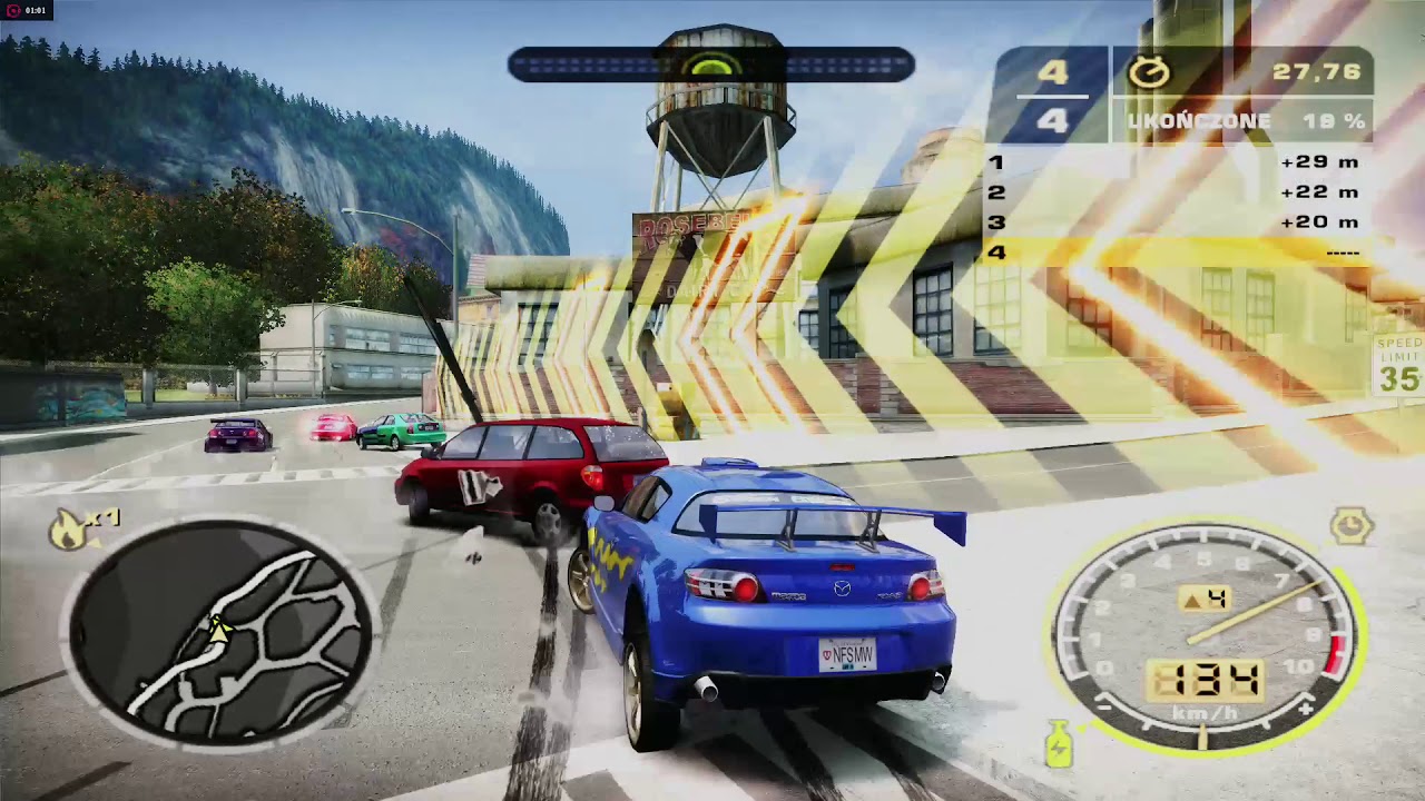NFS MOST WANTED 2005 GRAPHIC MOD - YouTube