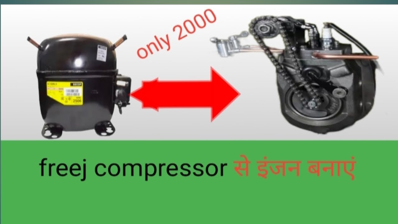 how to make compressar engine at home #engine - YouTube