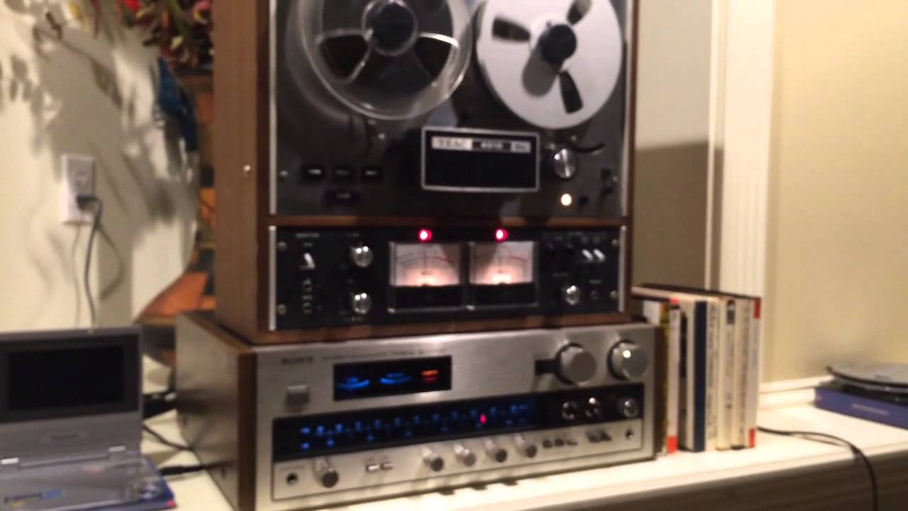 Teac 4010SL and Sony STR-5800SD - YouTube