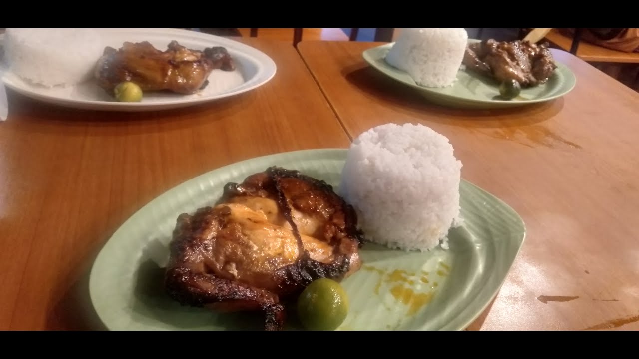 Eating in Mang Inasal Using Hand - YouTube
