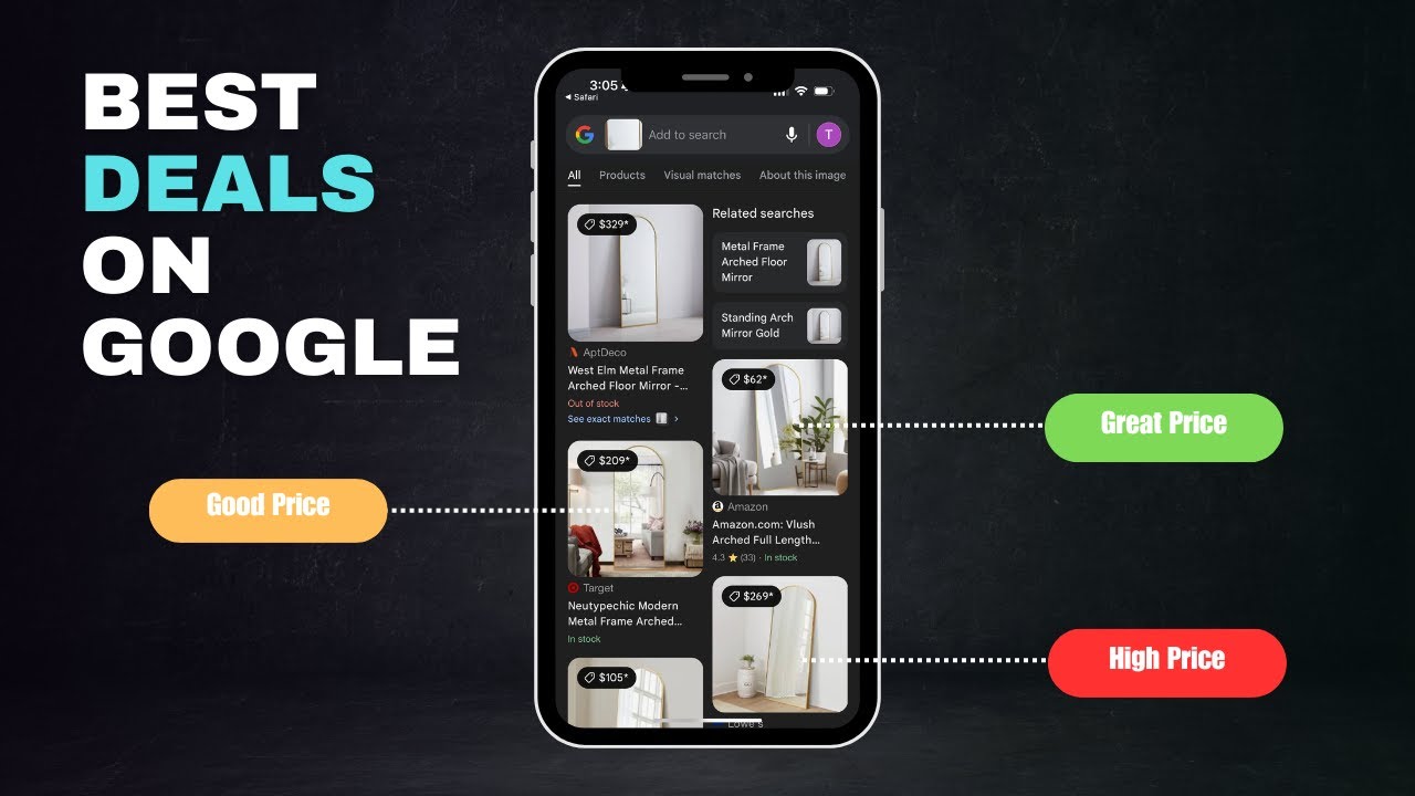 Use Googe Lens to Find the Best Shopping Deals (Chrome & Safari) - YouTube