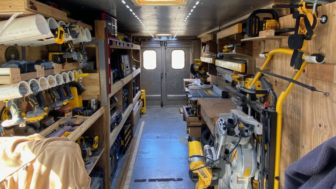 Ultimate Tool Van Workspace - YouTube