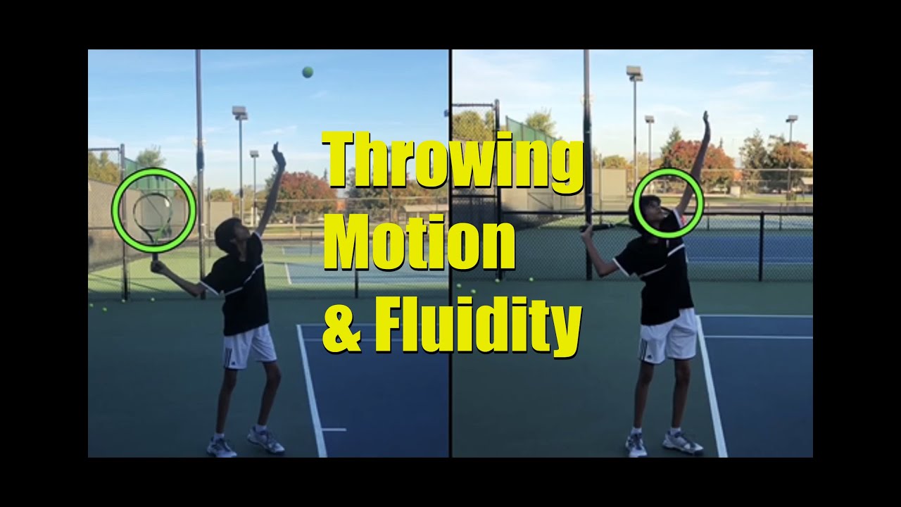 Simple Tip to Develop the Serve Throwing Action - YouTube