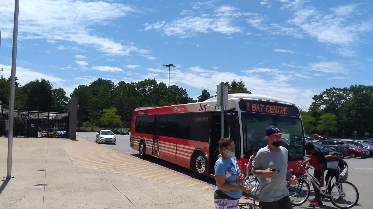 Brockton Area Transit 2021 Gillig BRT 40ft #2103 on 1 Montello Outbound ...
