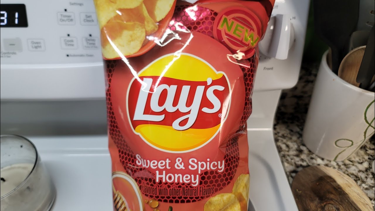 Lay's Sweet & Spicy Honey chip review - YouTube