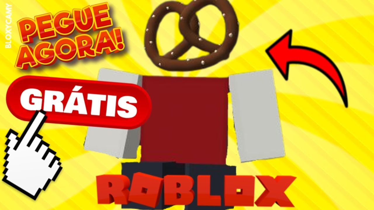 **GRATIS** CABEÇA DE PRETZEL amiguinho ROBLOX! | Pretzel Friend Sitting ...