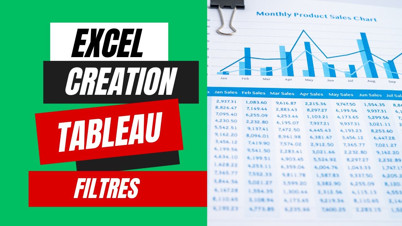 METTRE SOUS FORME DE TABLEAU SUR EXCEL - YouTube