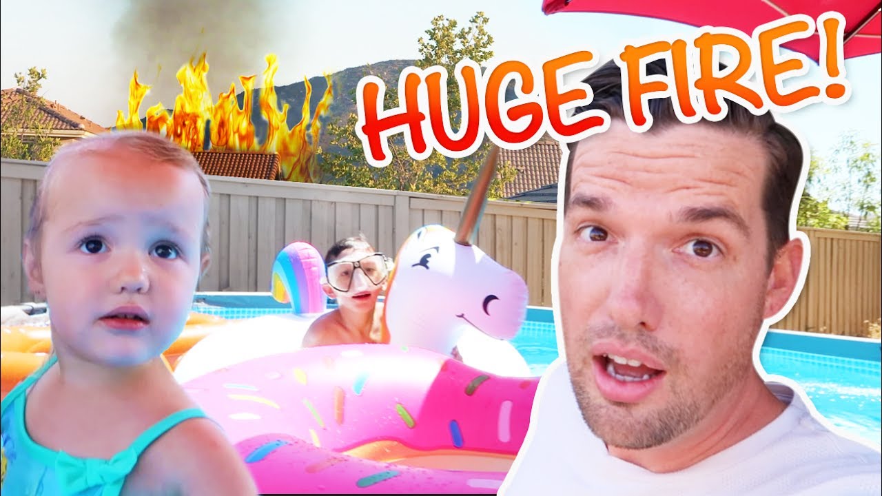 POOL PARTY EMERGENCY 💦🚨🚒 - YouTube