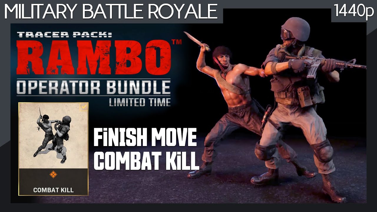 Rambo Finishing Move: Combat Kill - John Rambo 80's Action Heroes COD ...