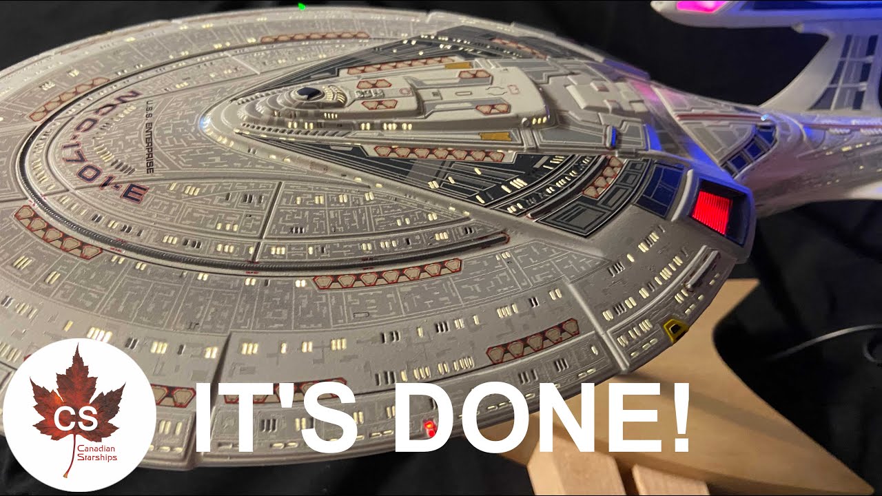 Star Trek Enterprise E Model Build Update # 26 (2021) - YouTube