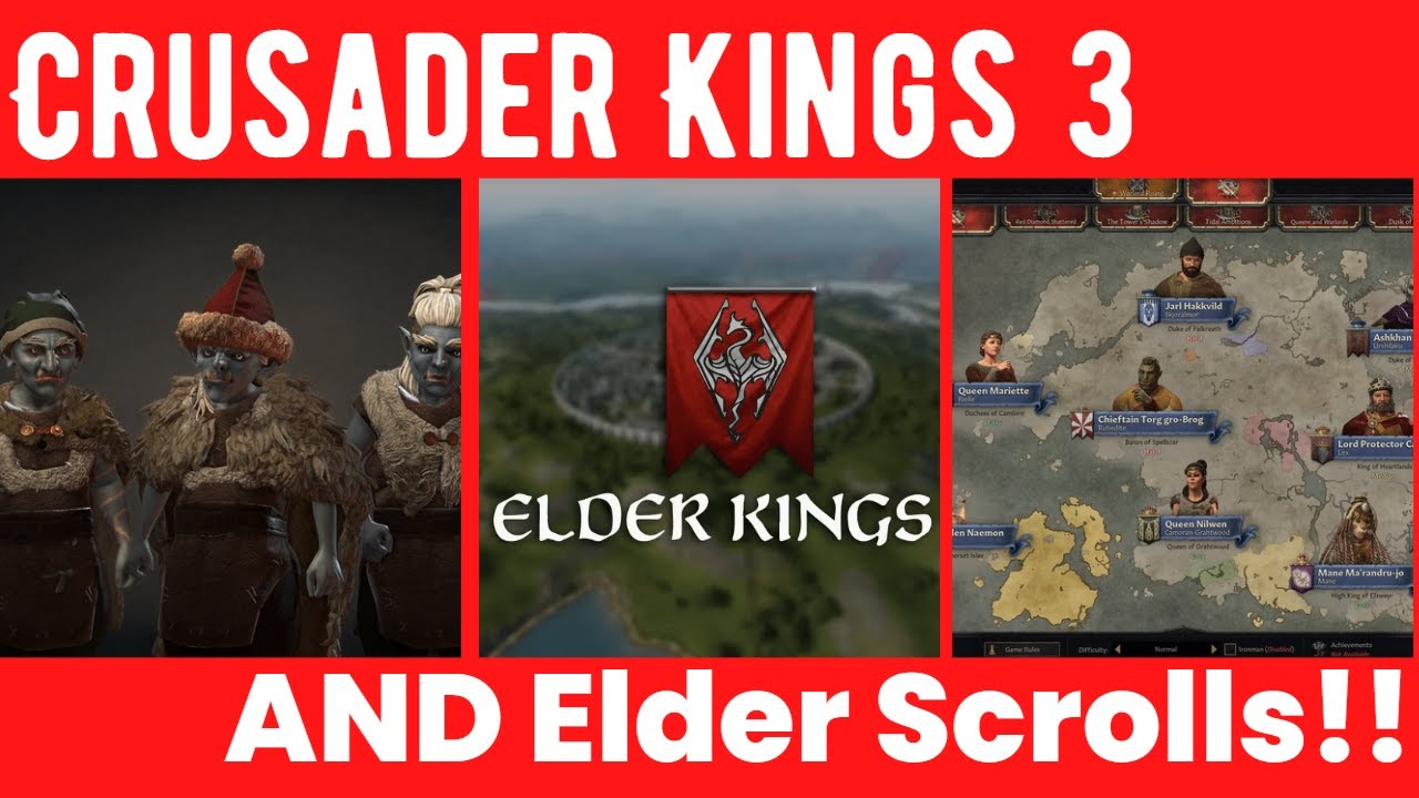 Crusader Kings 3 Mod Adds Elder Scrolls Content - YouTube