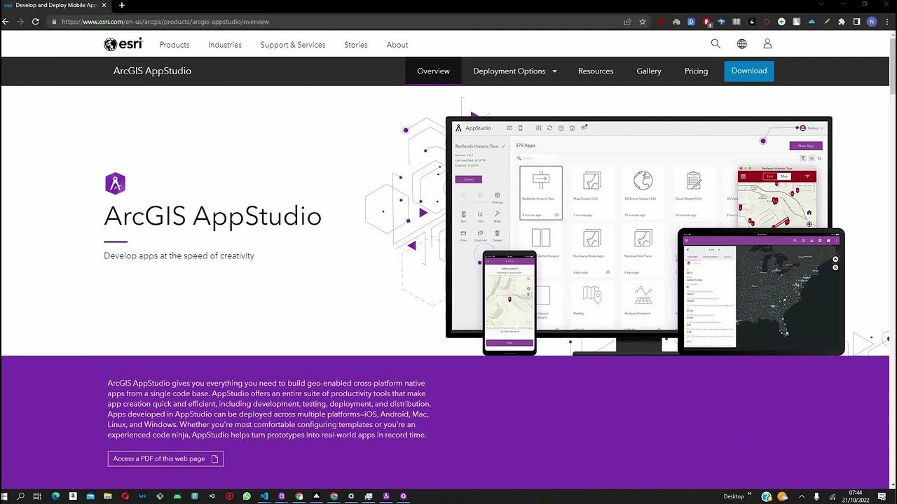 Get to know ArcGIS App Studio - YouTube