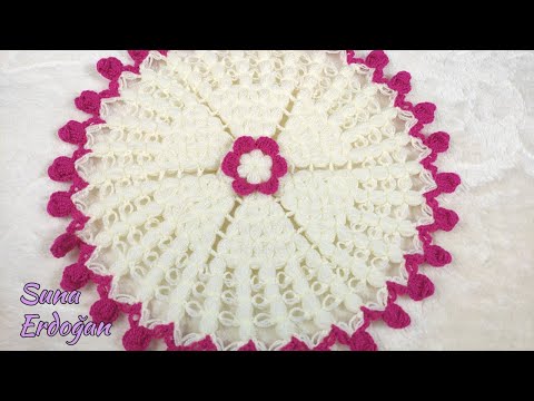 Suna Erdoğan Tasarım ÇOK KULLANIŞLI ÖRÜMCEKLİ YUVARLAK LİF MODELİ ADIM ADIM YAPILIŞI