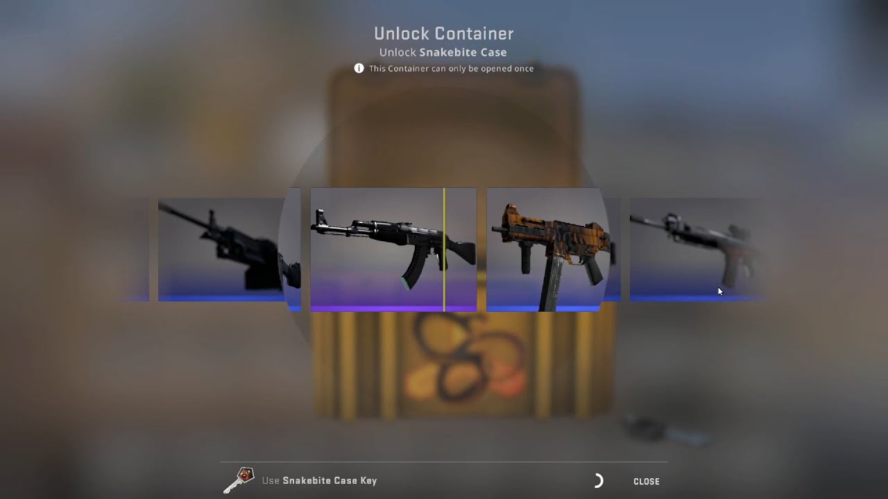 My first CSGO case opening - YouTube