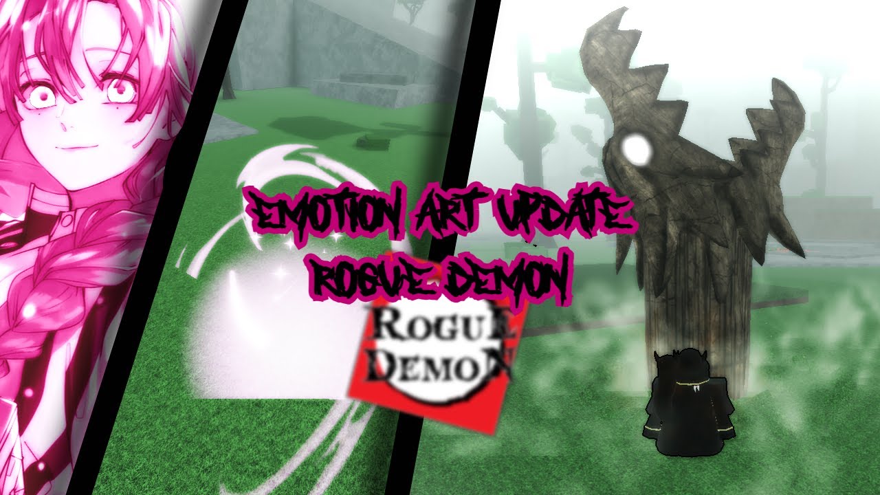 EMOTION ART UPDATE ROGUE DEMON (ROBLOX) - YouTube
