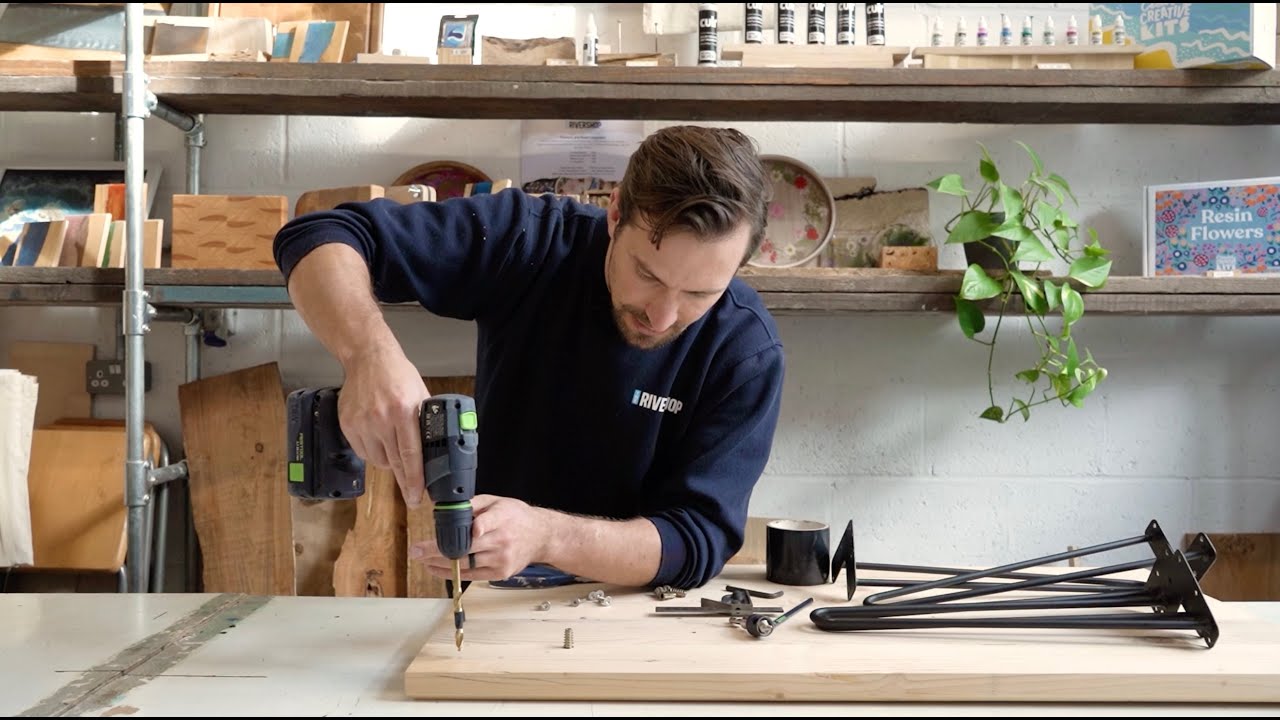 How to Install Pin Legs on a Tabletop – Easy DIY Guide - YouTube