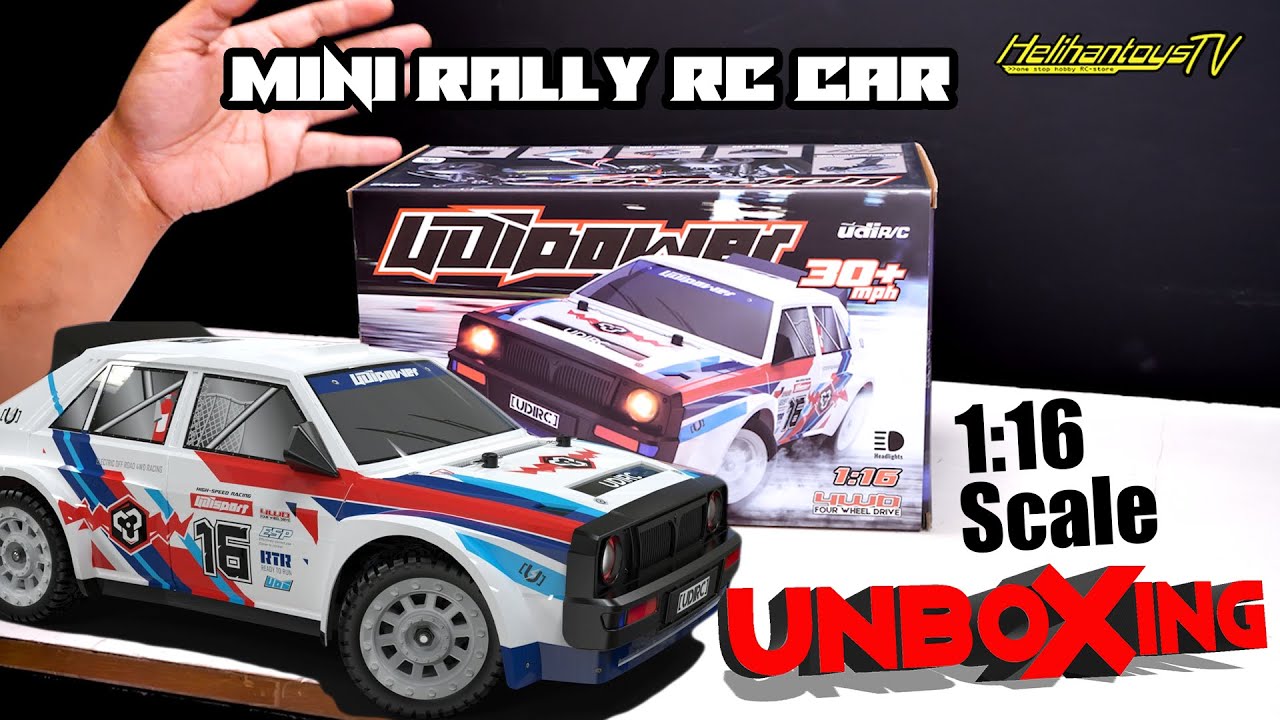 UNBOXING | MINI RC RALLY SKALA 1:16 COCO BUAT KEBUT -KEBUTAN | UD 1603 ...
