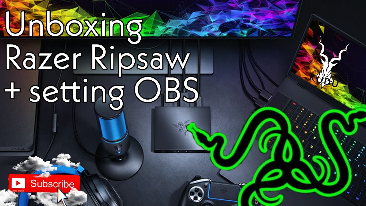 KUDU TV - Unboxing Razer Ripsaw HD + setting OBS - YouTube