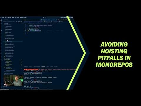 Explaining how workspace hoisting works in npm, yarn, and pnpm monorepos - YouTube