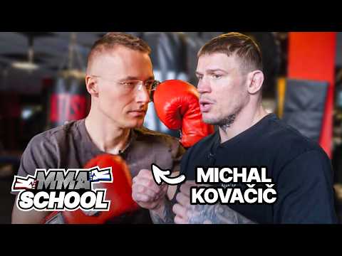 Zvládne MICHAL KOVAČIČ skutočný boj? MMA SCHOOL s Robom Pukačom
