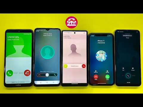 Fake incoming call iPhone 11 + Google Pixel 6 + Infinix H30i + Vivo Y16 ...
